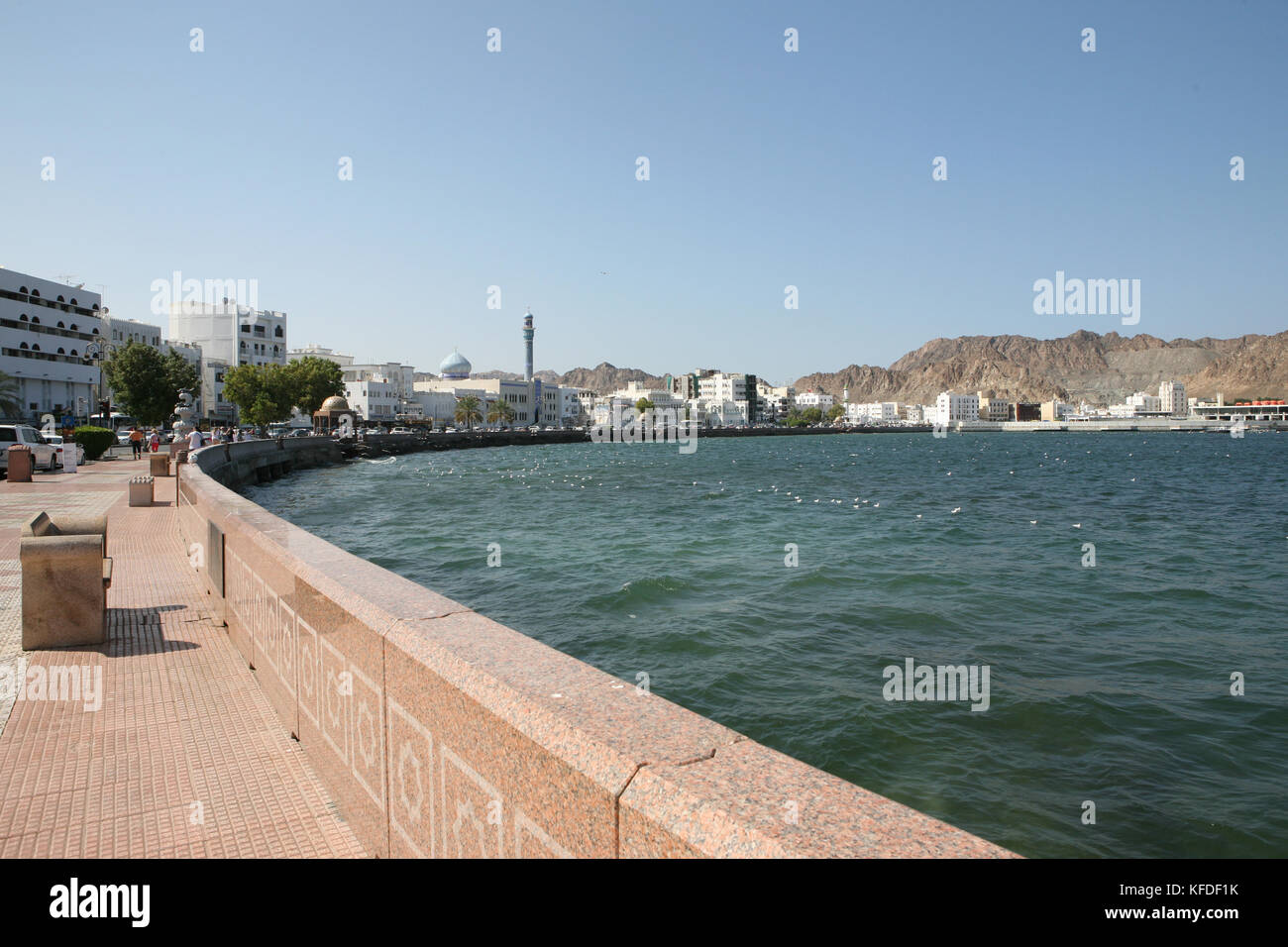 Corniche von Mutrah, Muscat, Maskat Sultanat Oman Stock Photo - Alamy