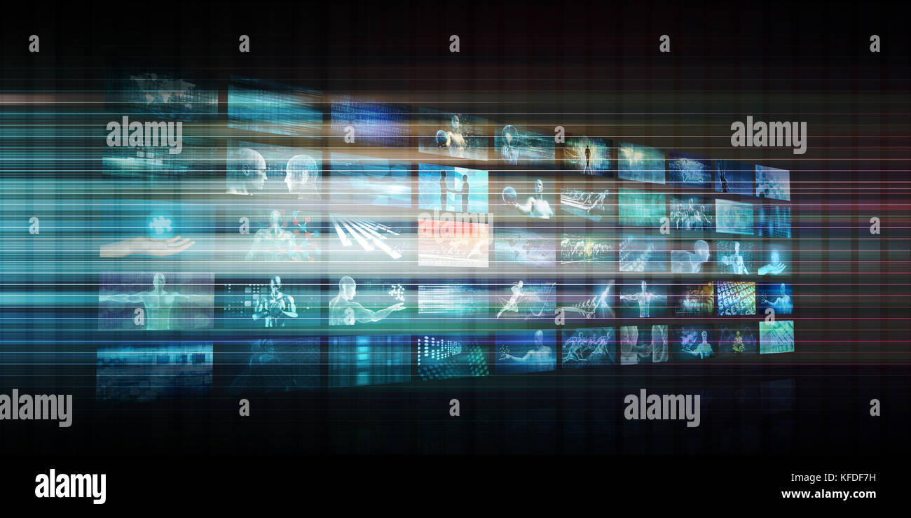 Internet Web Abstract on a Digital Background Stock Photo - Alamy
