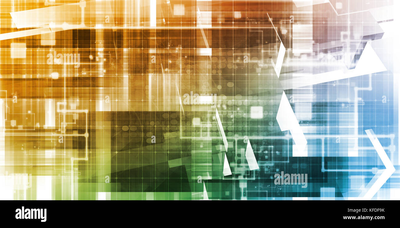 Entertainment Technology and Special Effects Game Design Art Stock ...