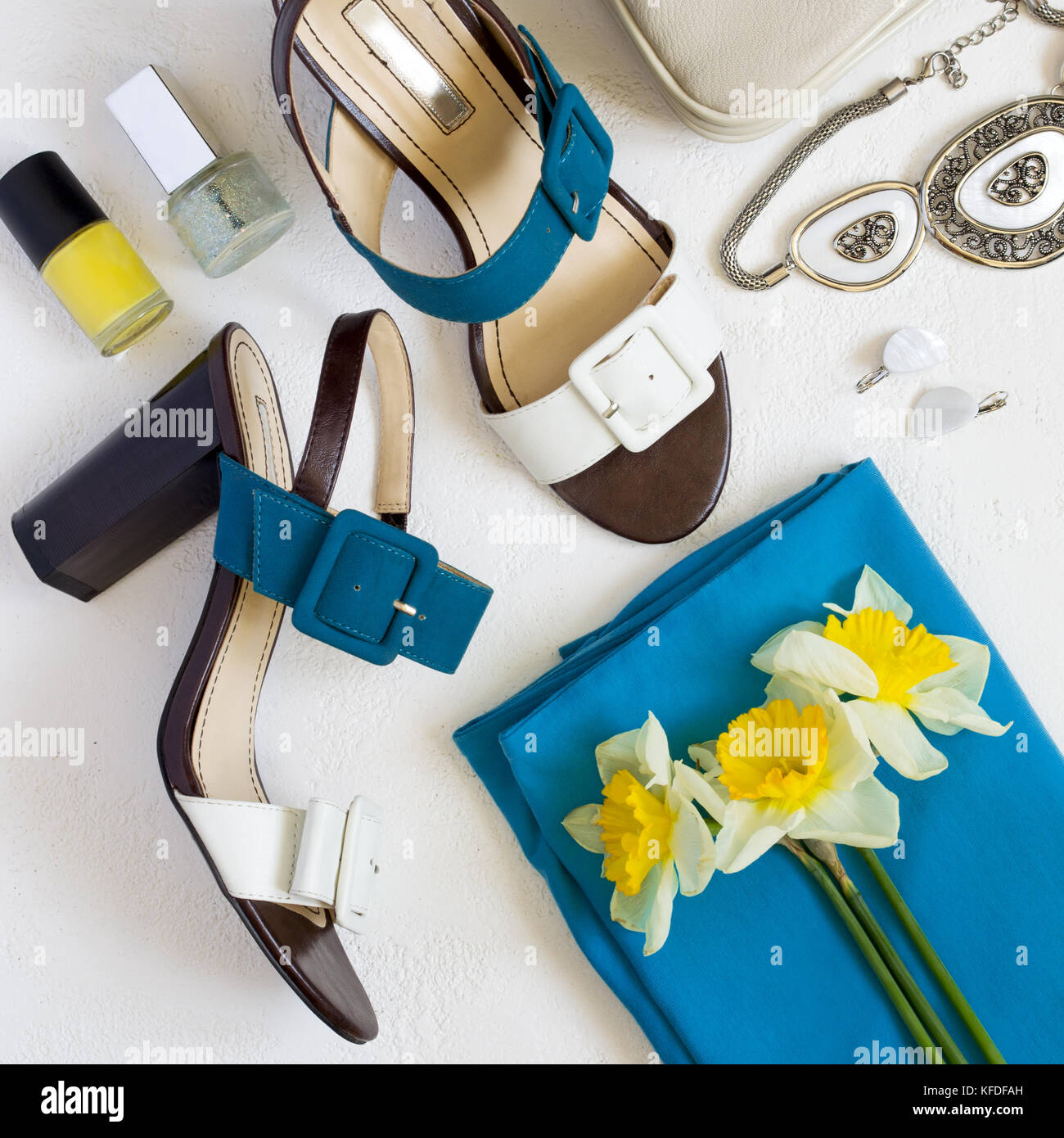 Accessories collage hi-res stock photography and images - Alamy