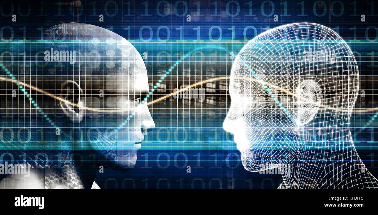 Biotechnology or Biology and Technology Research Concept Stock Photo ...