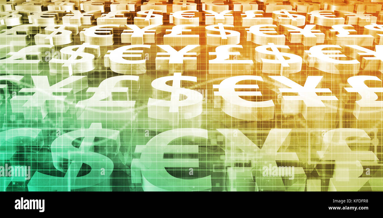 Foreign Exchange or Forex as a Web Concept Stock Photo - Alamy