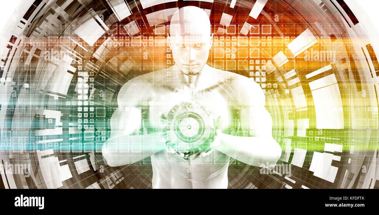 Virtual Technology with Data Filtering Web Art Stock Photo - Alamy