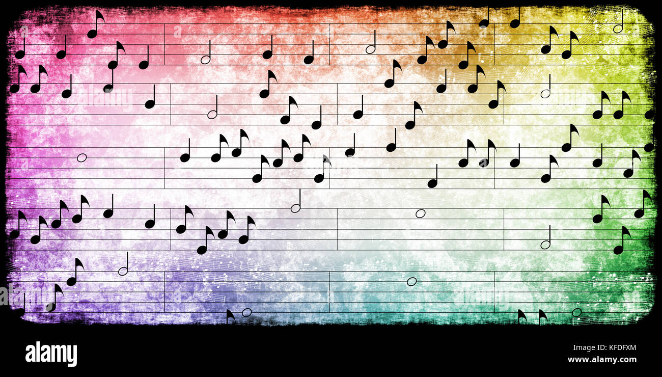 Classical Music Notes Abstract Background Art Stock Photo - Alamy