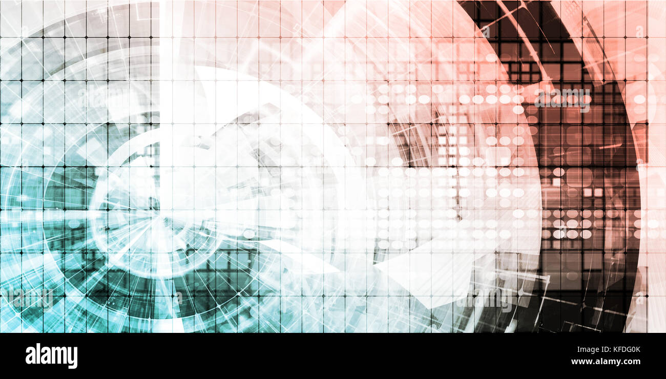 Corporate Communications As a New Technology Art Stock Photo - Alamy