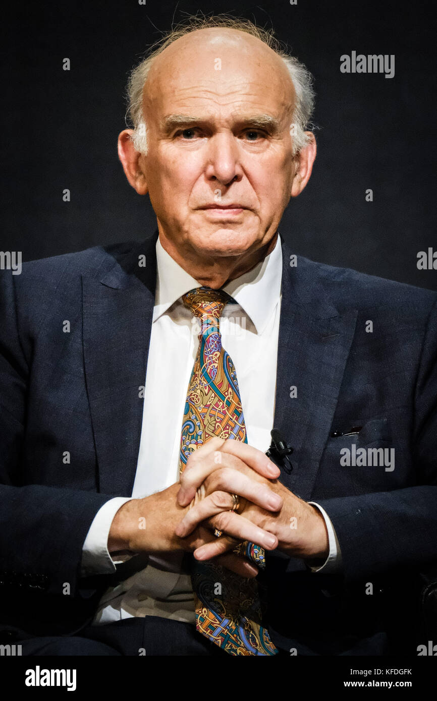 Party Leader, Rt Hon Sir Vince Cable MP at the Liberal Democrats Autumn ...