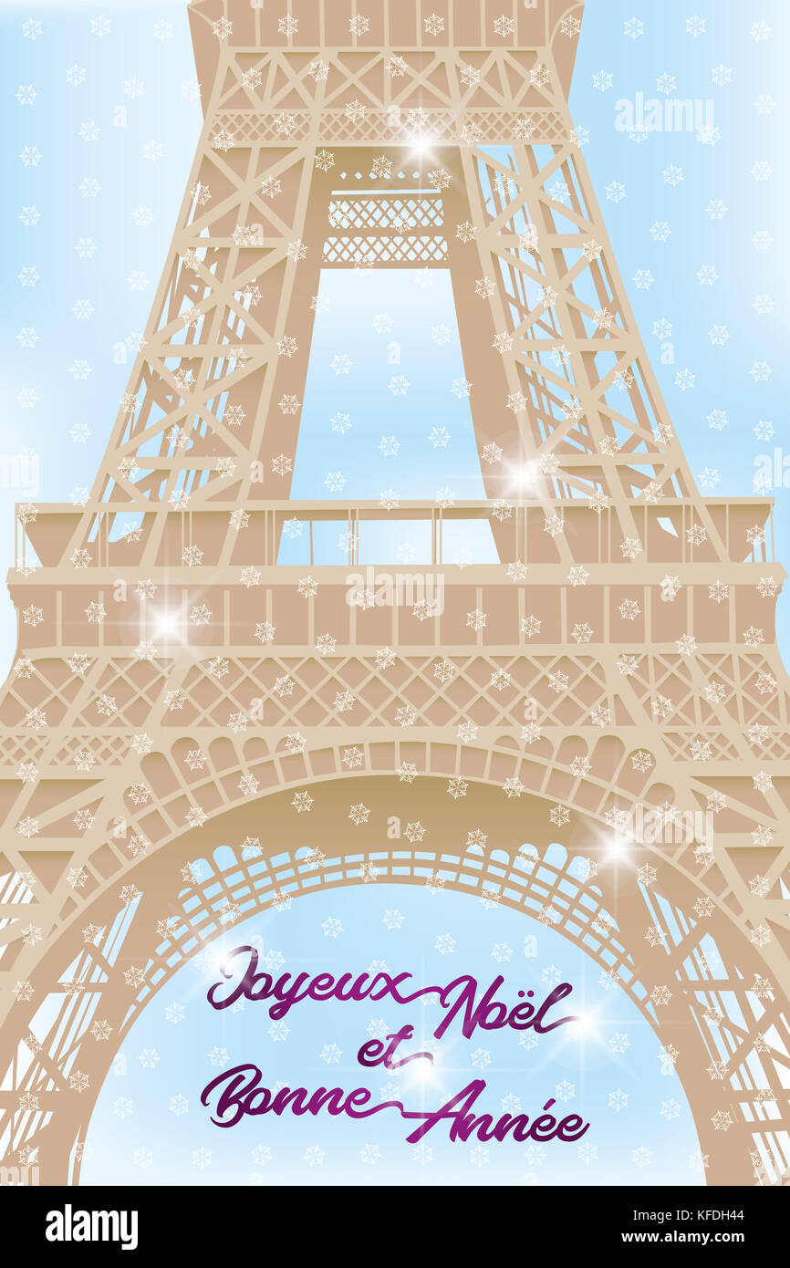 Joyeux Noel Eiffel Tower