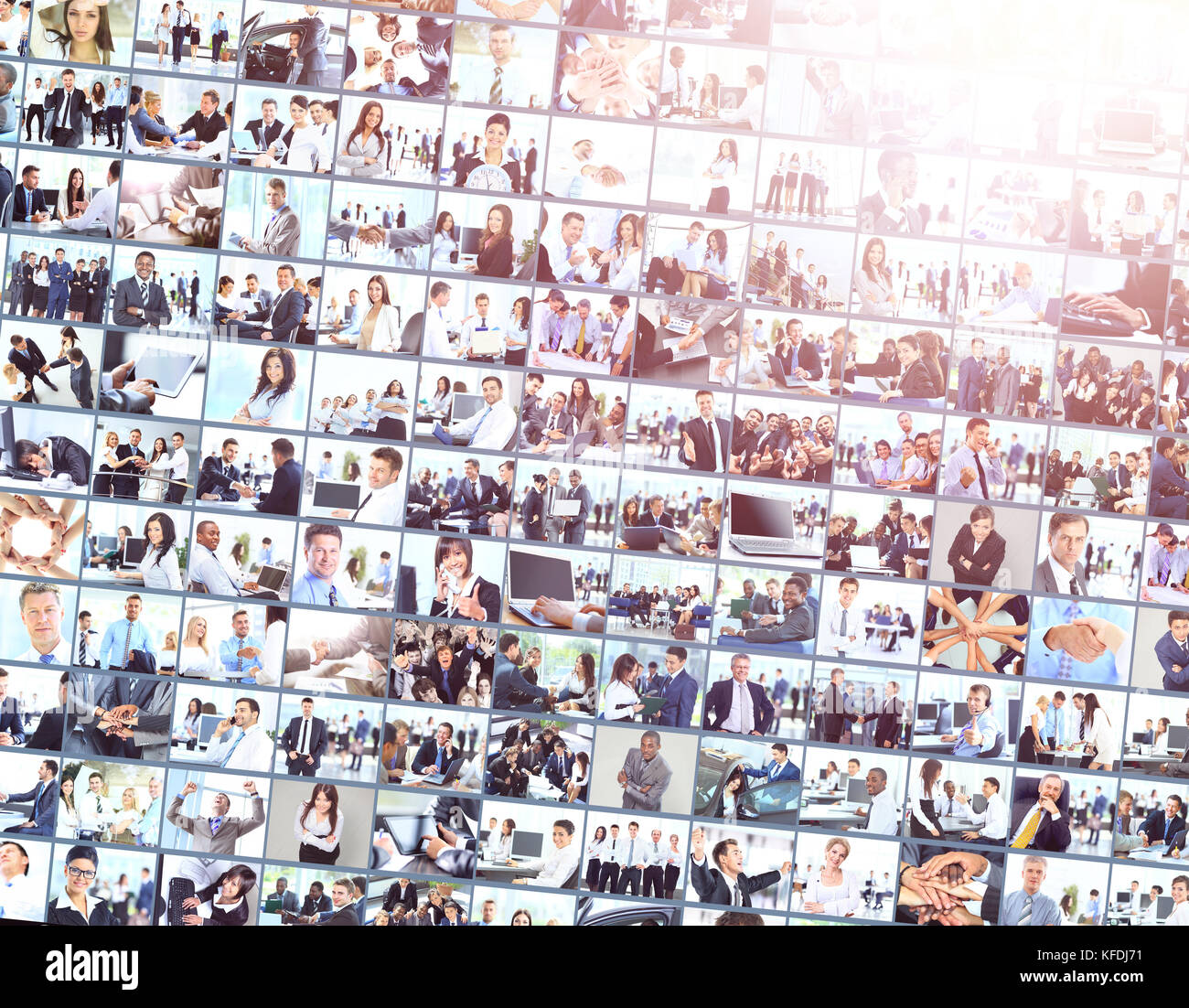 Business collage made of many business pictures Stock Photo - Alamy