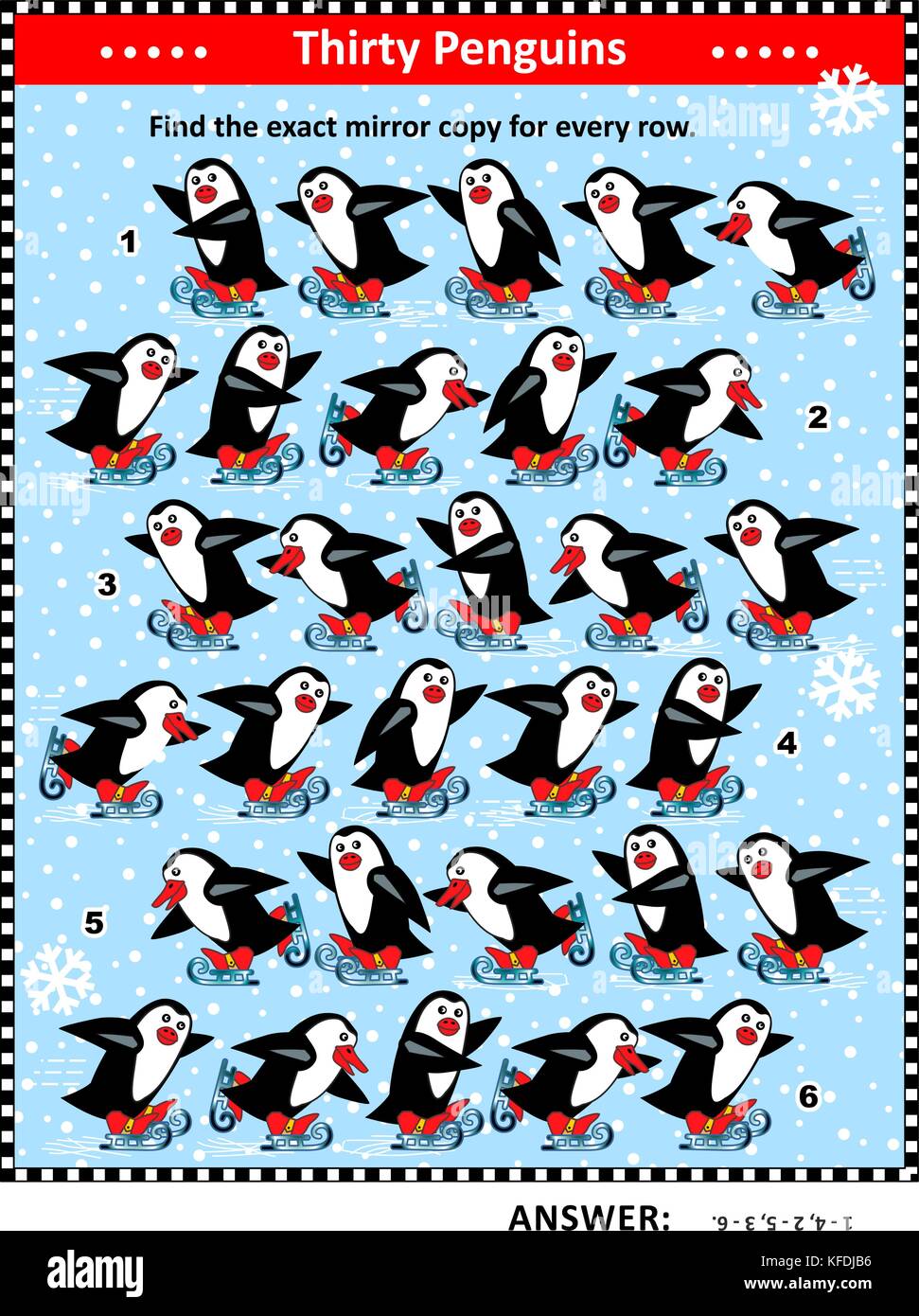 Christmas, winter or New Year IQ training visual puzzle: Match the ...