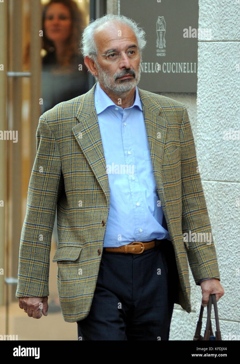 Gad Lerner out and about in Milan Featuring: Gad Lerner Where: Milan ...