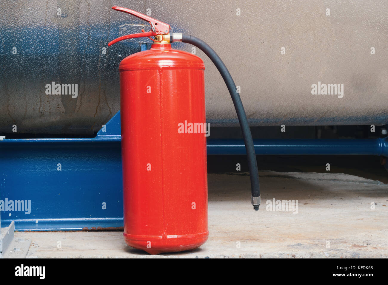 fire extinguisher on industrial plant Stock Photo - Alamy