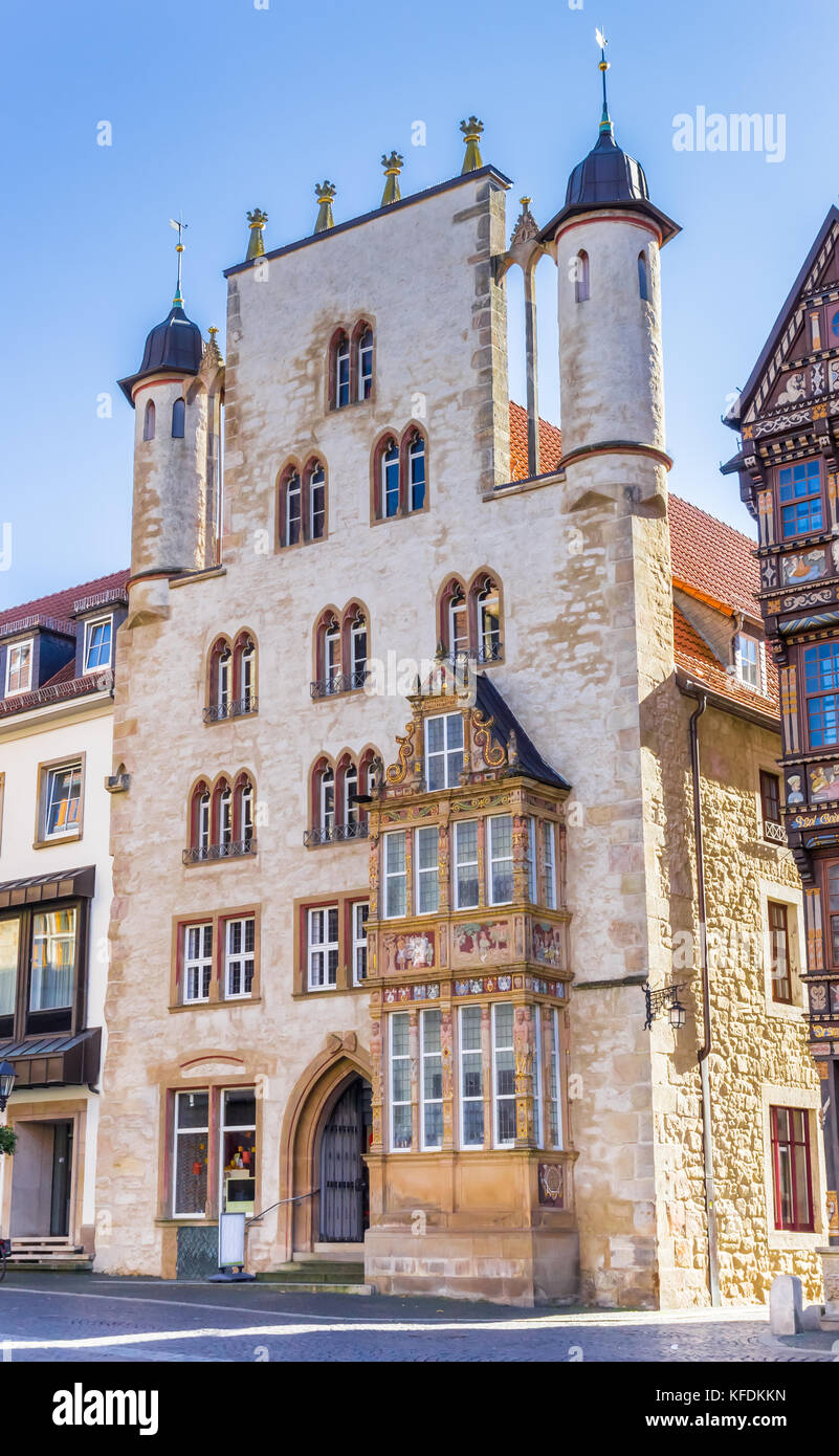 Old street in hildesheim germany hi-res stock photography and images ...