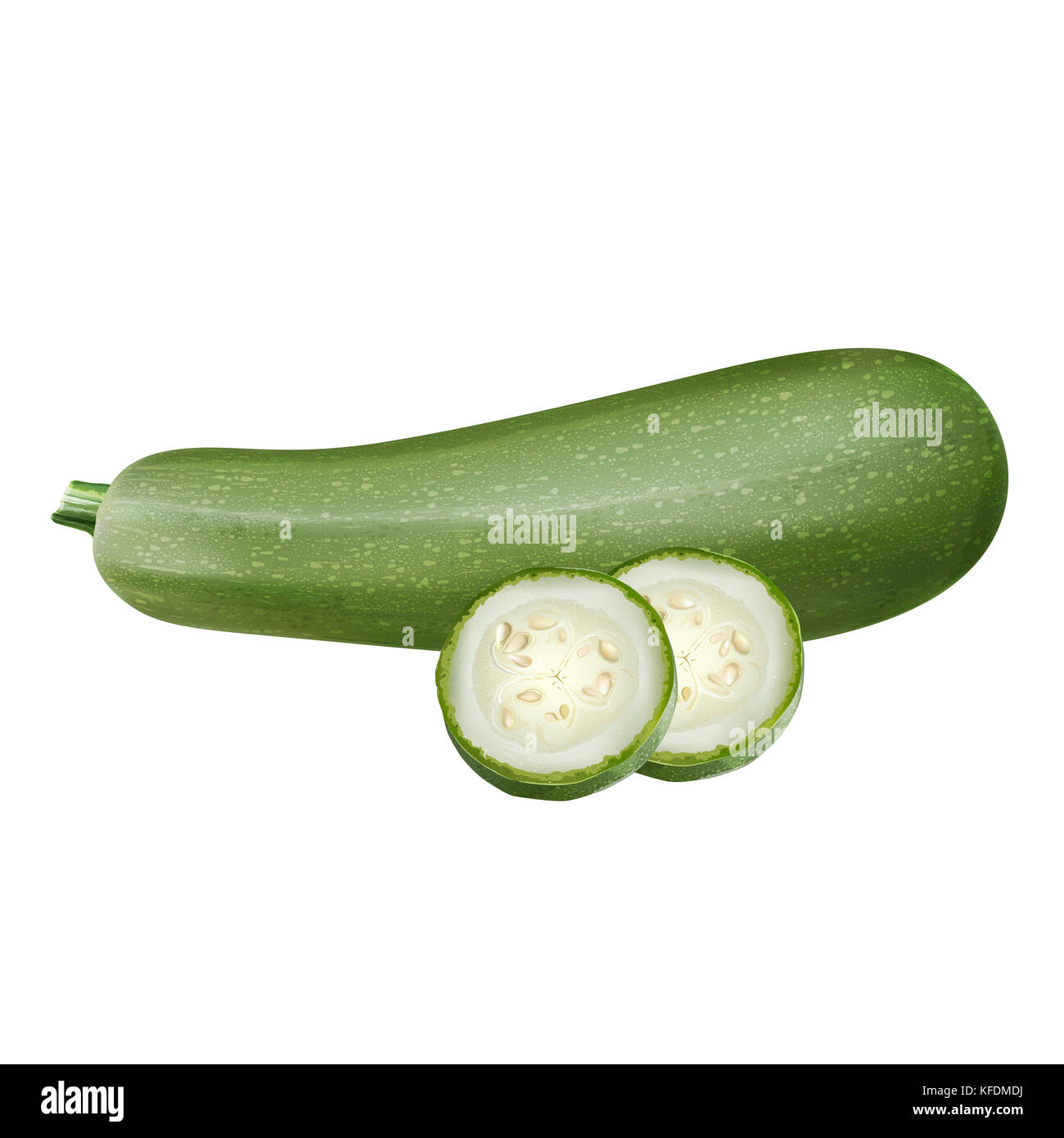 Zucchini clipart Cut Out Stock Images & Pictures - Alamy