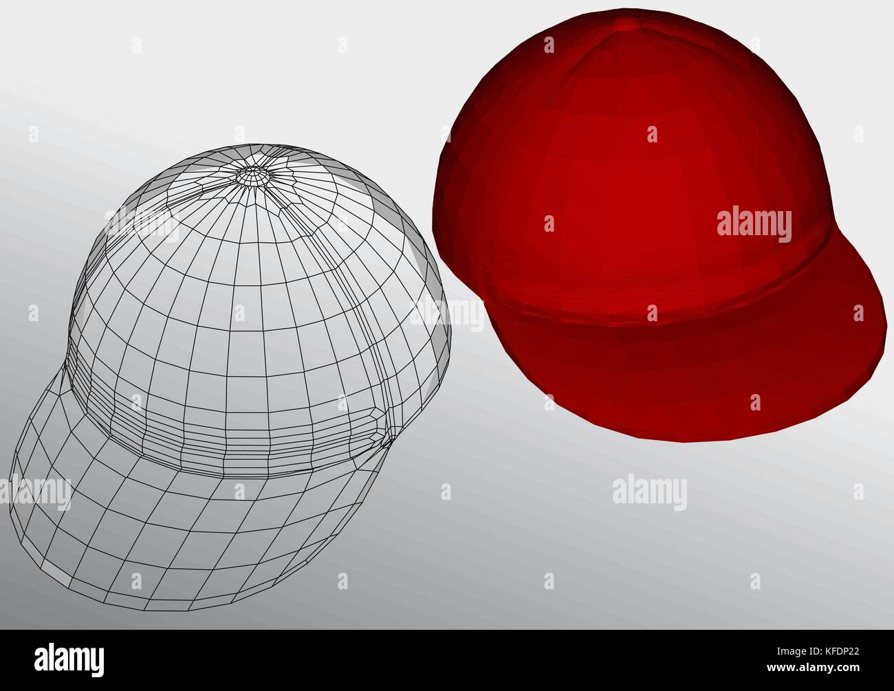 gift cap on a gray background Stock Vector Image & Art - Alamy