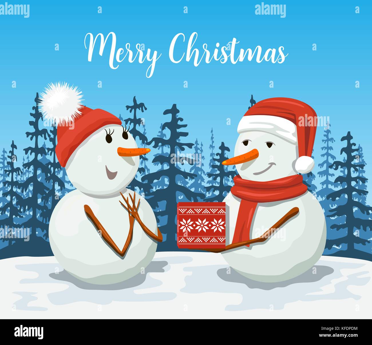 Box winter Stock Vector Images - Alamy