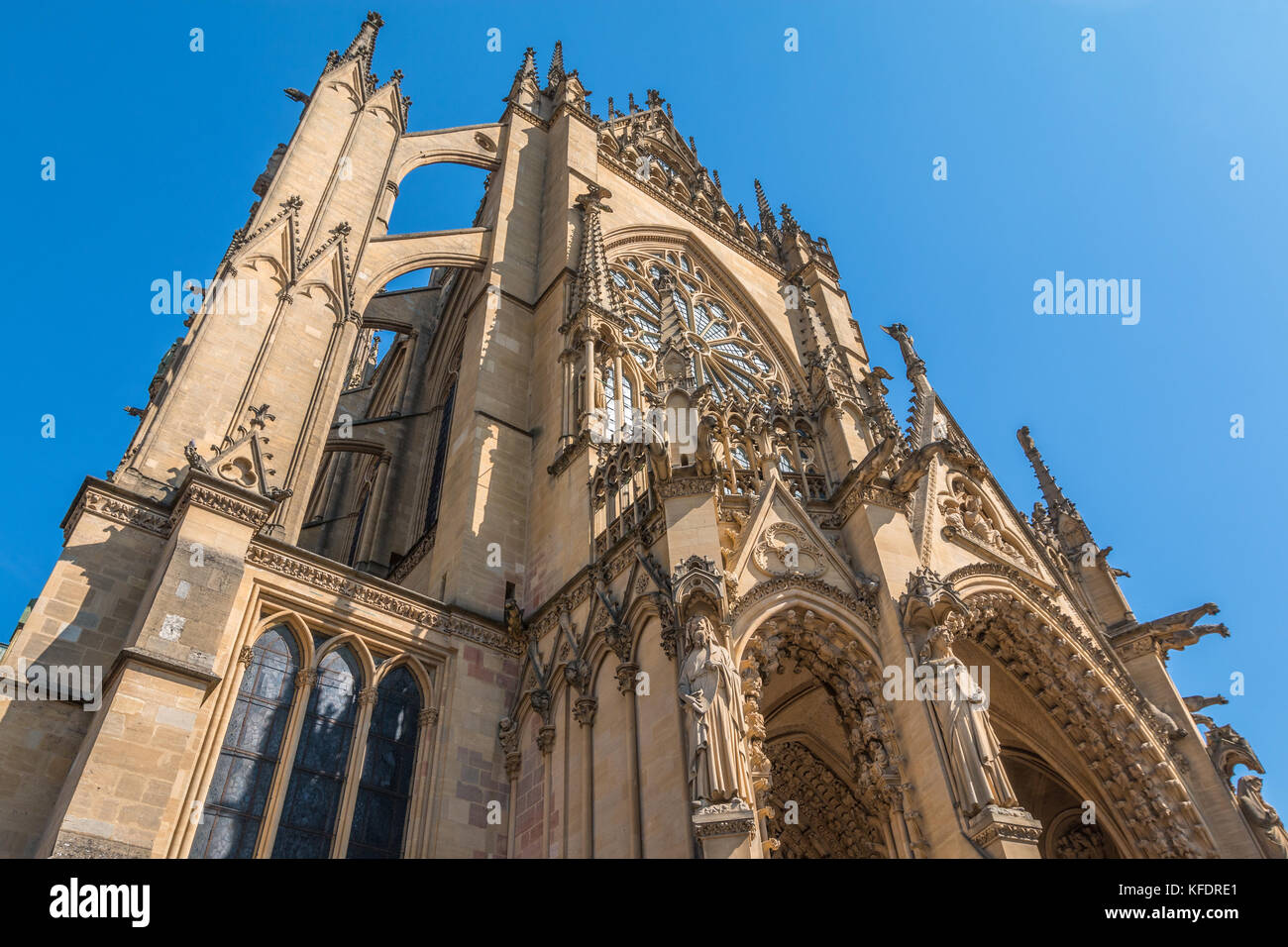 View of Metz Cathedral Stock Photo - Alamy