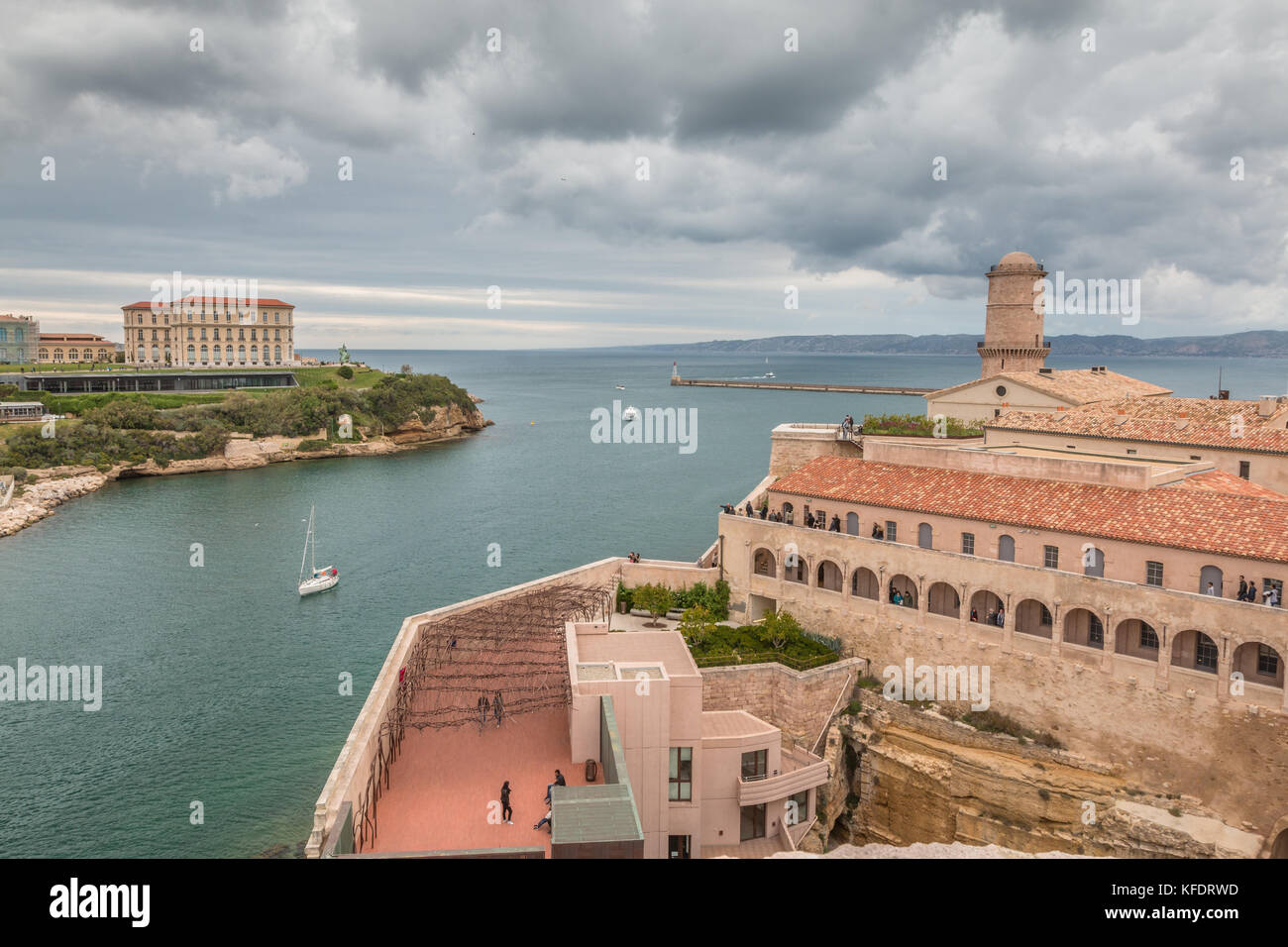 Fort saint Jean in Marseille France Stock Photo - Alamy