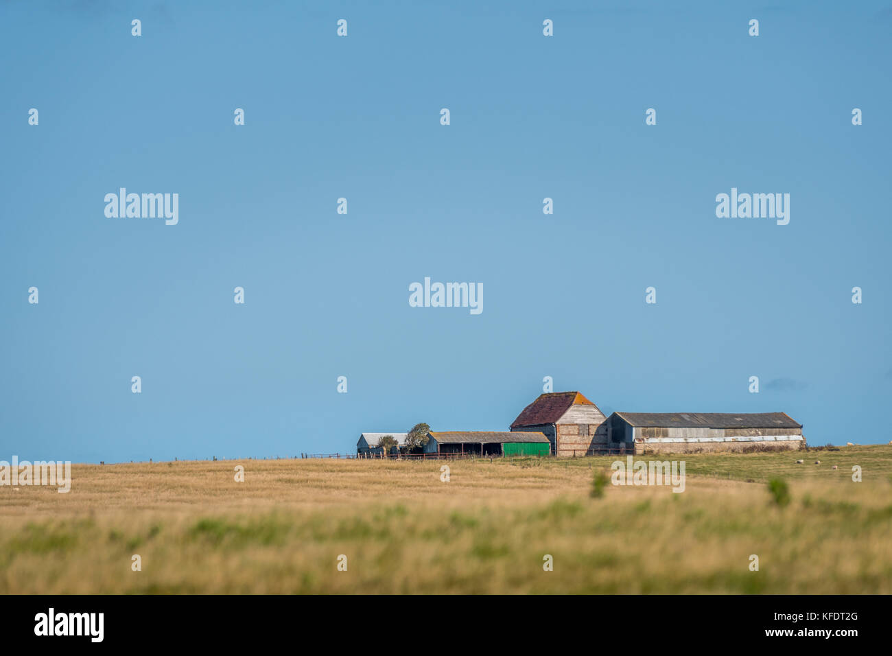 Farm fields and outbuildings hi-res stock photography and images - Alamy