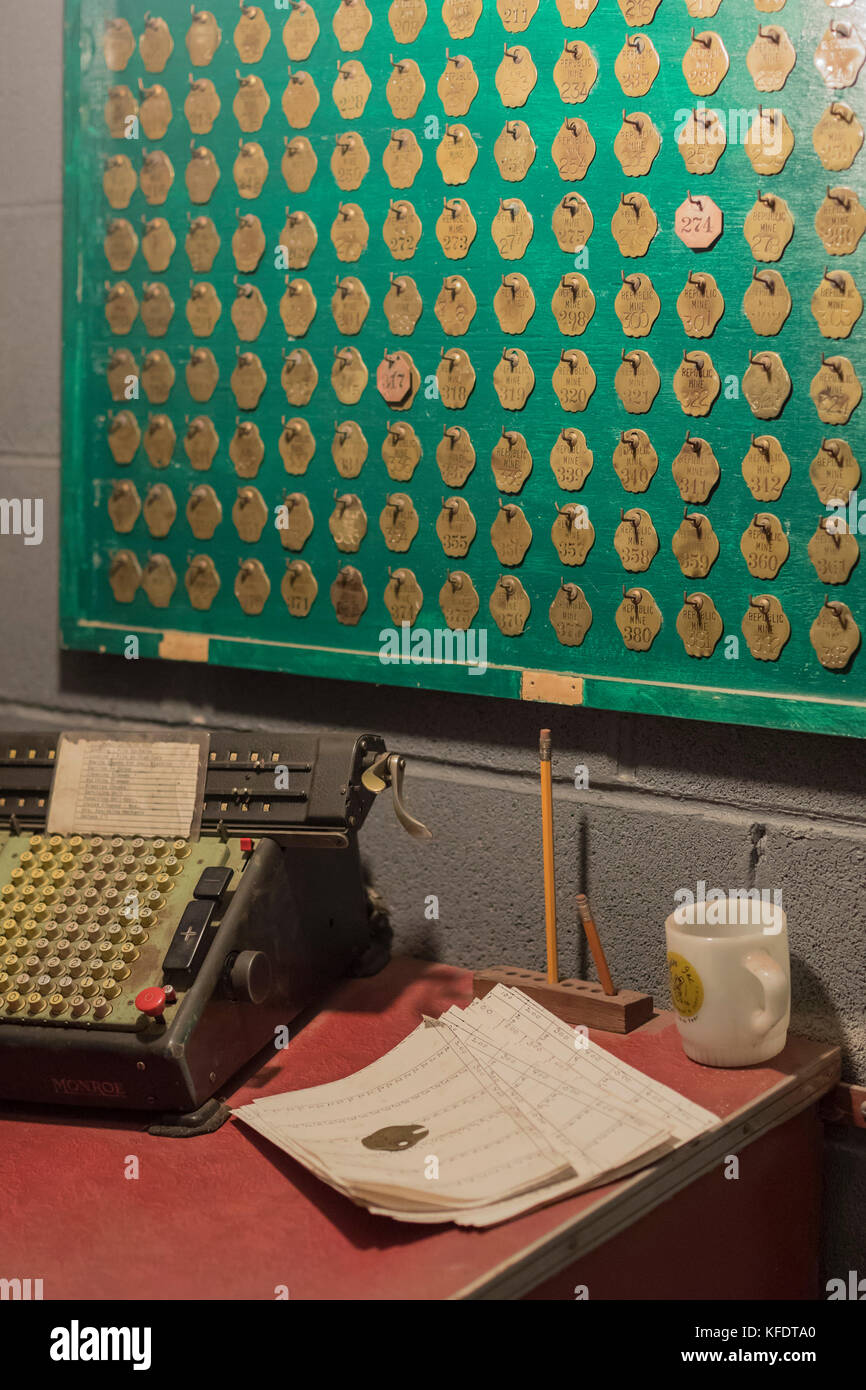 Ishpeming, Michigan - The Cliffs Shaft Mining Museum, which preserves ...