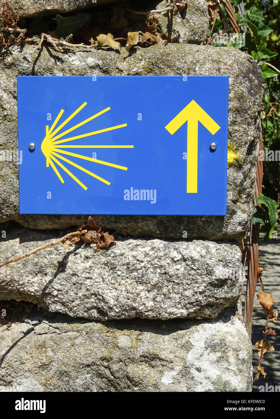 Pilgrimage waymark hi-res stock photography and images - Alamy