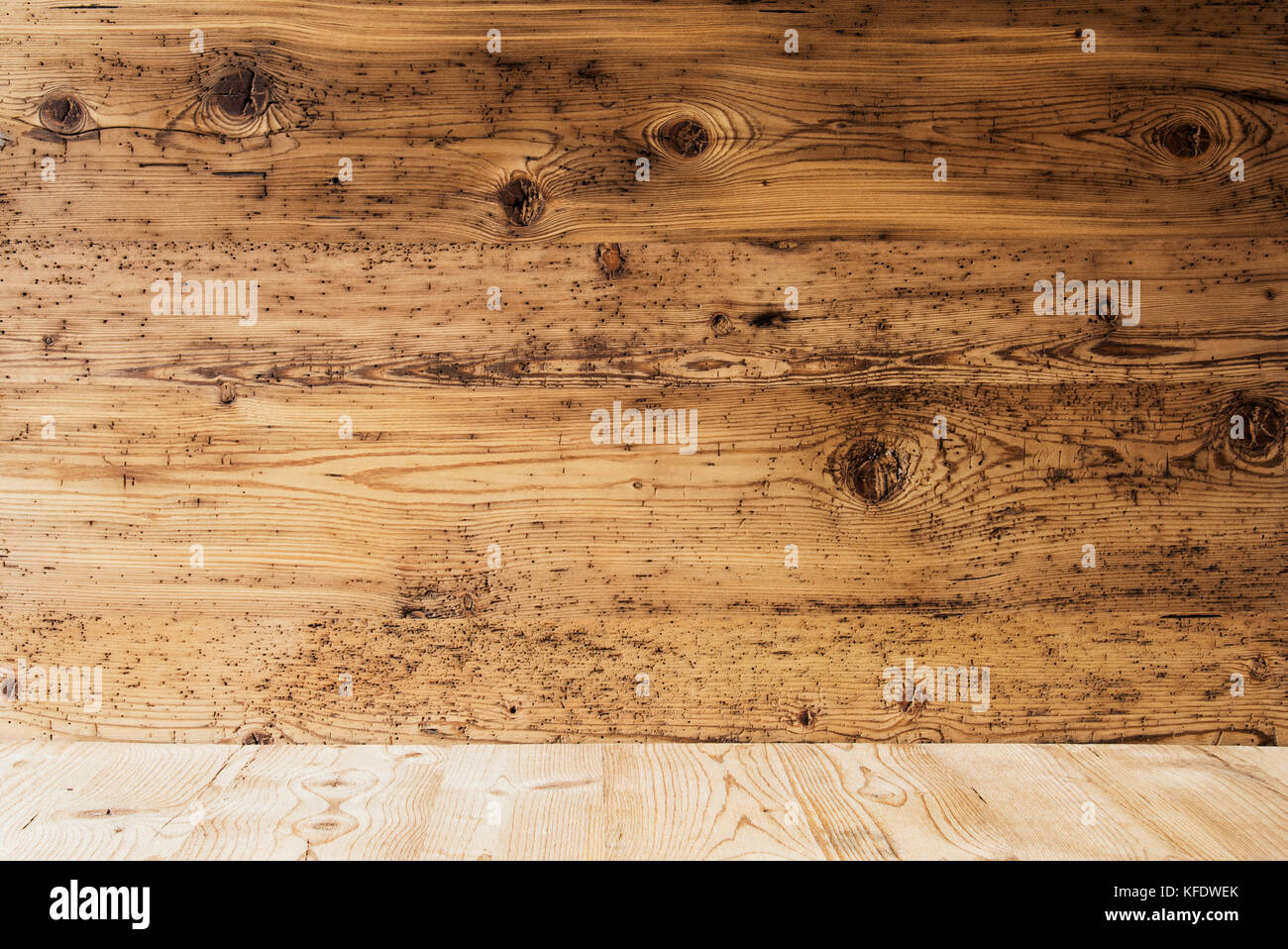 Rustic Wooden Texture With Copy Space For Advertisement. Natural Wood ...