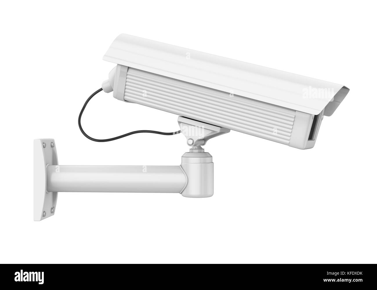 Surveillance CCTV Security Camera Isolated Stock Photo - Alamy