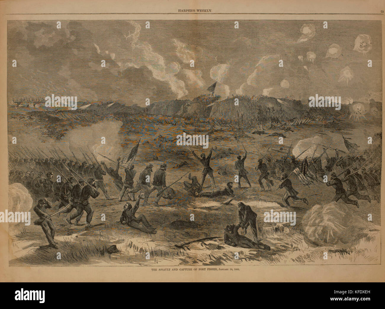 Battle of fort fisher hi-res stock photography and images - Alamy