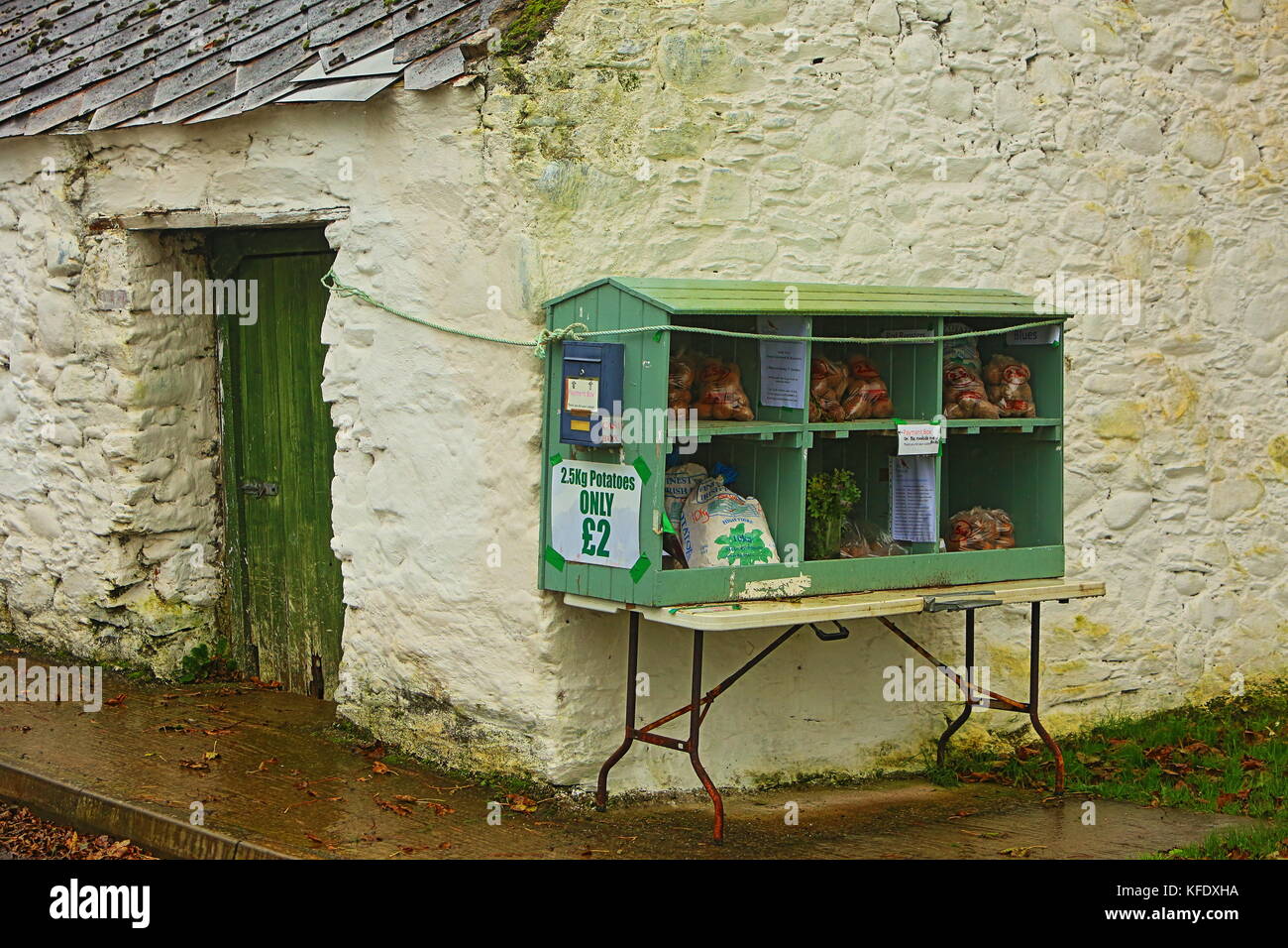 Honesty Stall. A series of unregulated bespoke stalls / shops selling ...