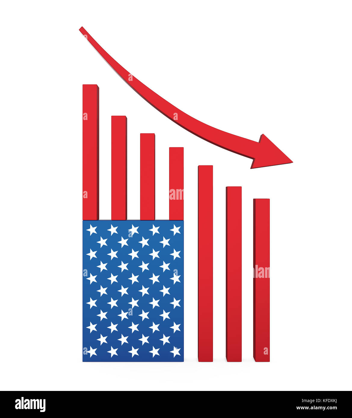 Downward bar chart hi-res stock photography and images - Alamy