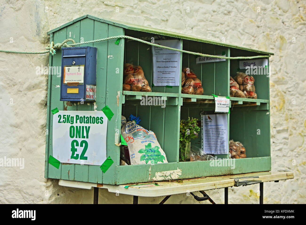 Honesty Stall. A series of unregulated bespoke stalls / shops selling ...