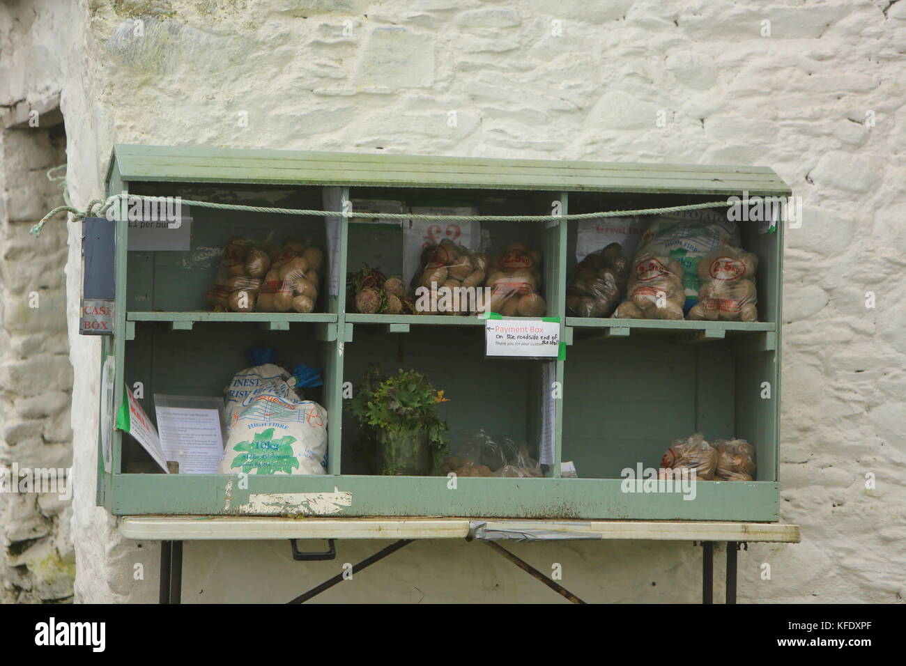 Honesty Stall. A series of unregulated bespoke stalls / shops selling ...