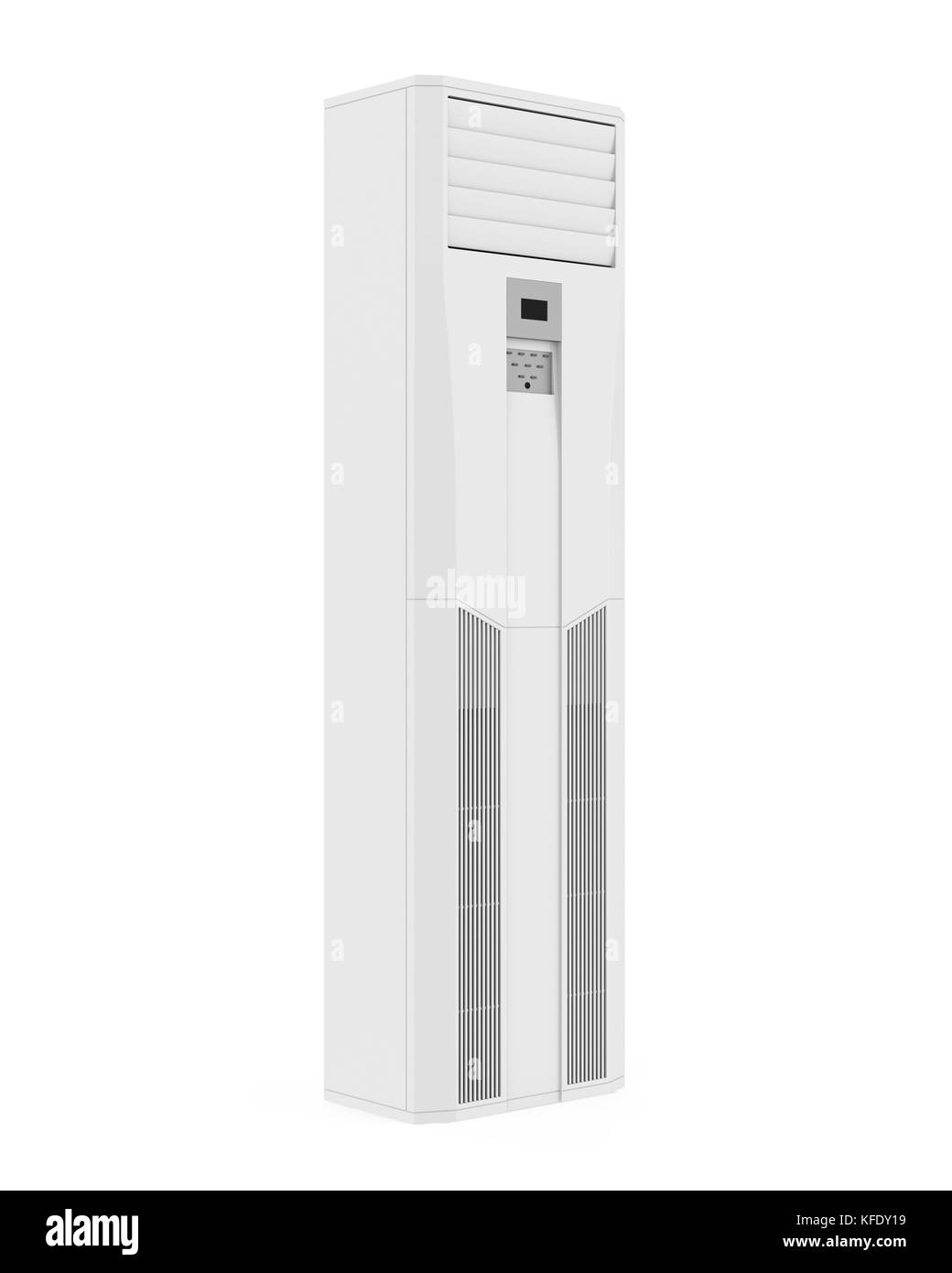 Floor Standing Air Conditioner Isolated Stock Photo - Alamy