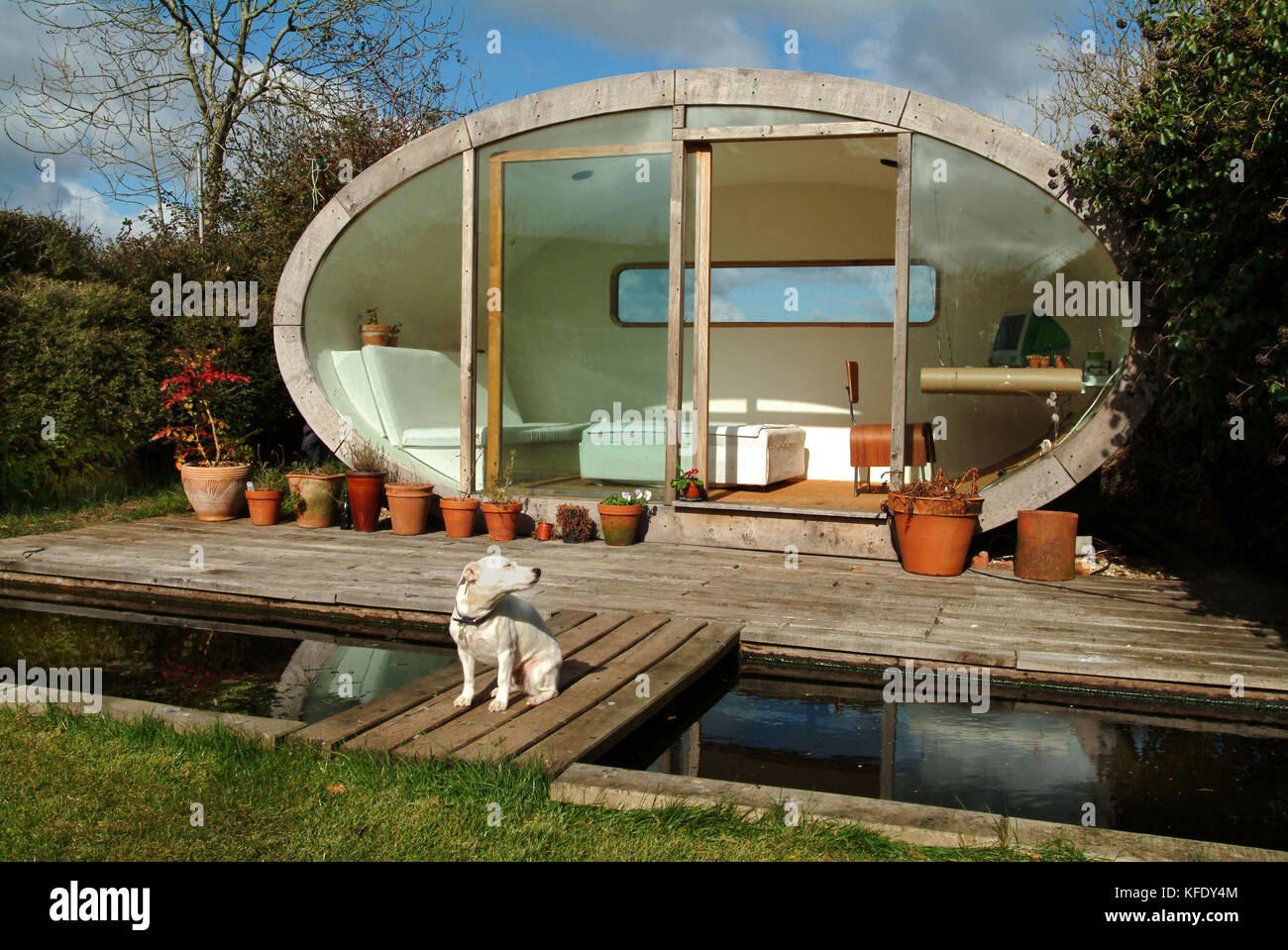 Hannah & Ben Huggins with their cottage in Shobrooke near Crediton ...
