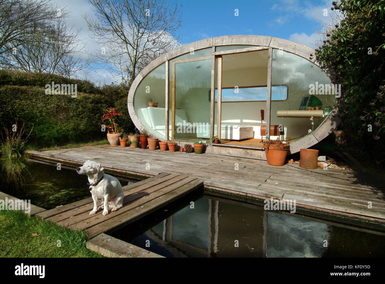 Hannah & Ben Huggins with their cottage in Shobrooke near Crediton ...