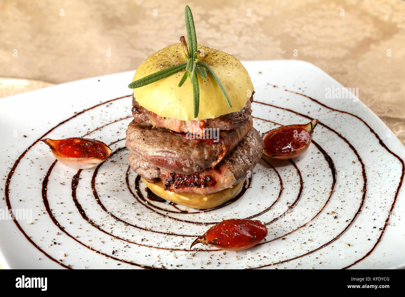 Beautiful presentation of the dish hi-res stock photography and images ...