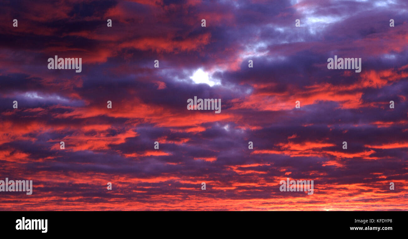 Skyscape at sunset Stock Photo - Alamy