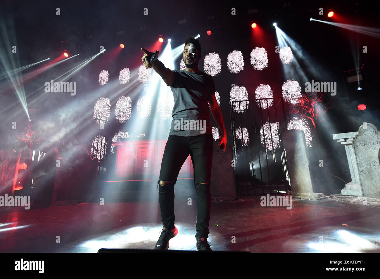 Nathan Vincent Duvall of Disciples performs during Capital's Monster ...