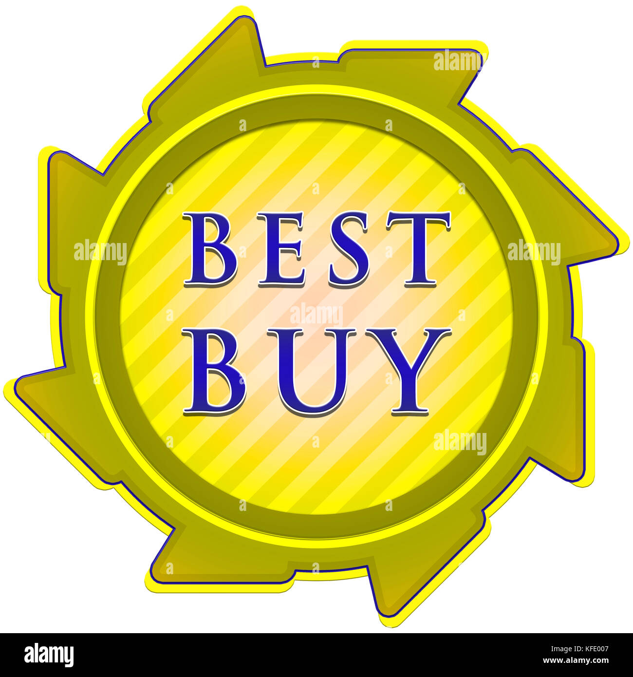 Best buy label or sticker with stripes on a white background Stock ...