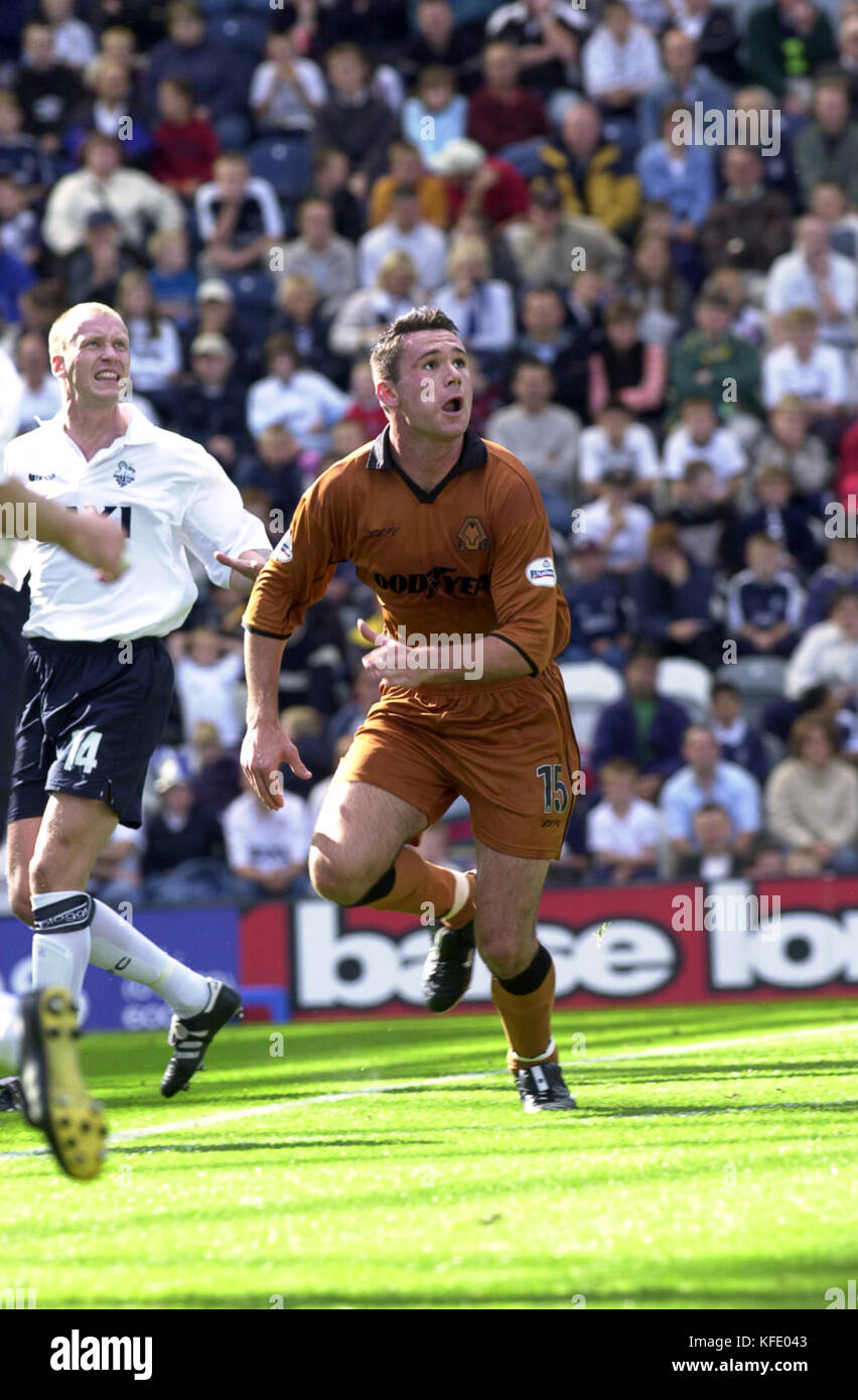 Footballer Cedric Roussel Preston North End v Wolverhampton Wanderers ...