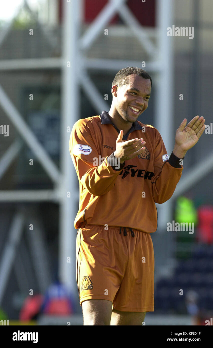 Footballer Joleon Lescott Preston North End v Wolverhampton Wanderers ...