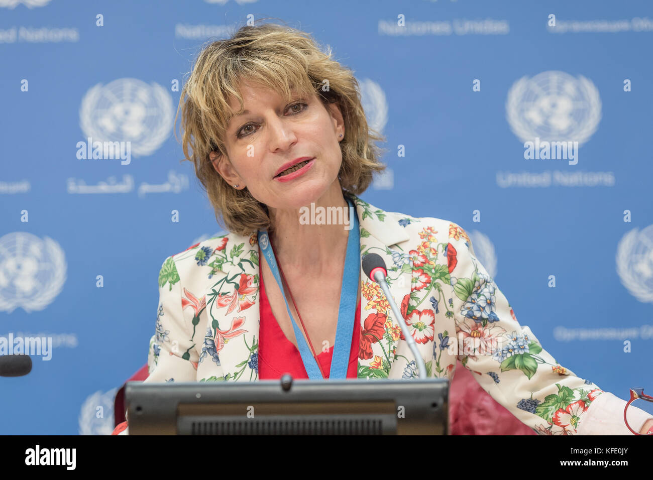 Following delivery of her report to the United Nations General Assembly ...