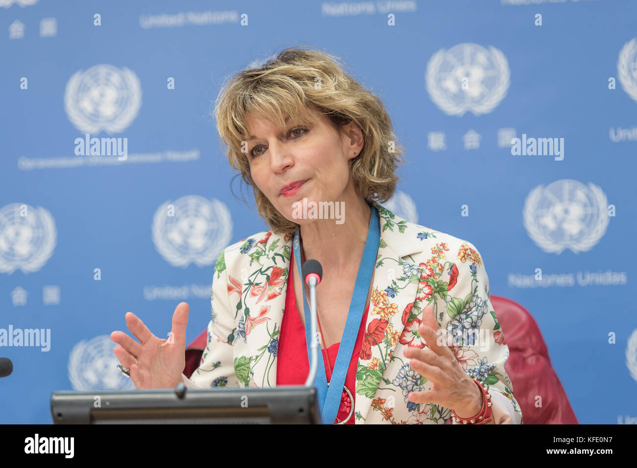 Following delivery of her report to the United Nations General Assembly ...