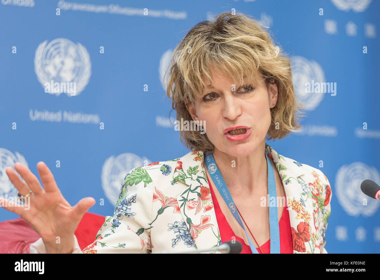 Following delivery of her report to the United Nations General Assembly ...