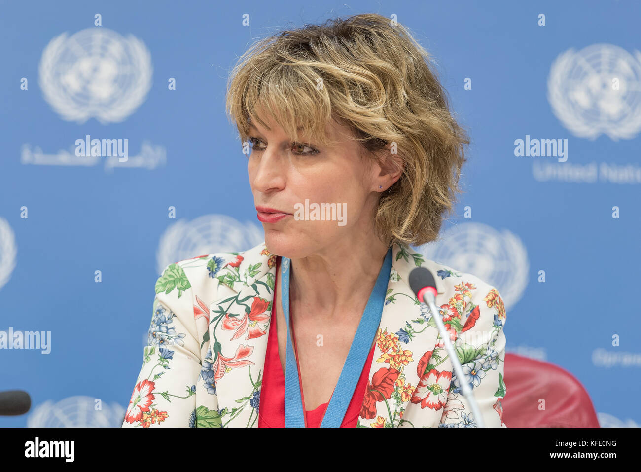 Following delivery of her report to the United Nations General Assembly ...