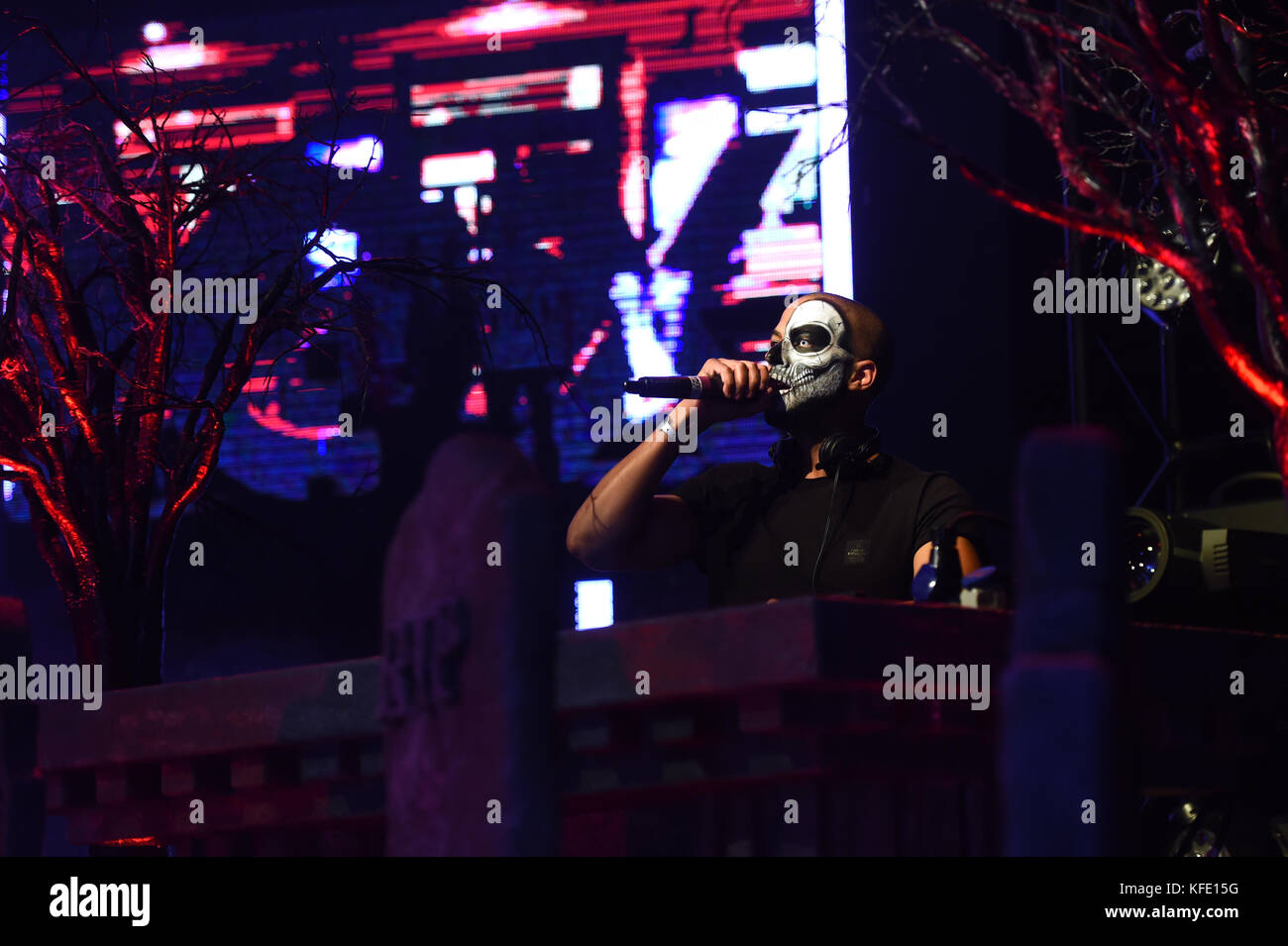 Capital FM DJ Marvin Humes during Capital's Monster Mash-Up With VOXI ...