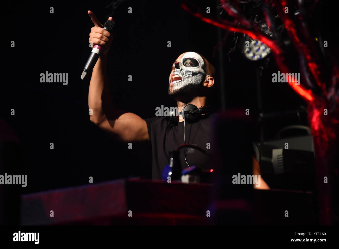 Capital FM DJ Marvin Humes during Capital's Monster Mash-Up With VOXI ...