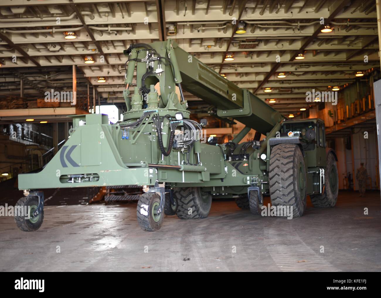 Kalmar's light capability rough-terrain forklift Stock Photo - Alamy