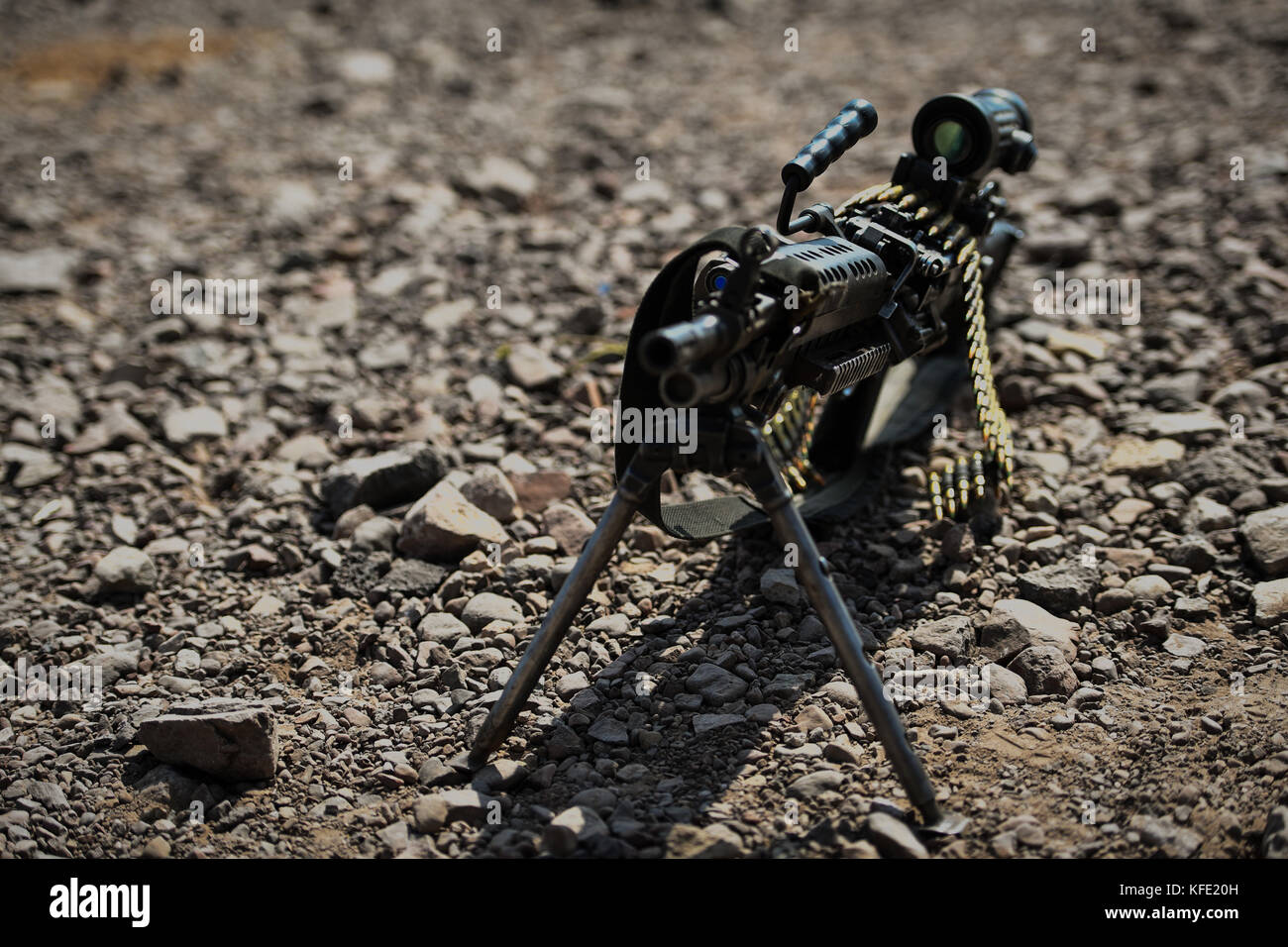 Combat machine gun hi-res stock photography and images - Alamy