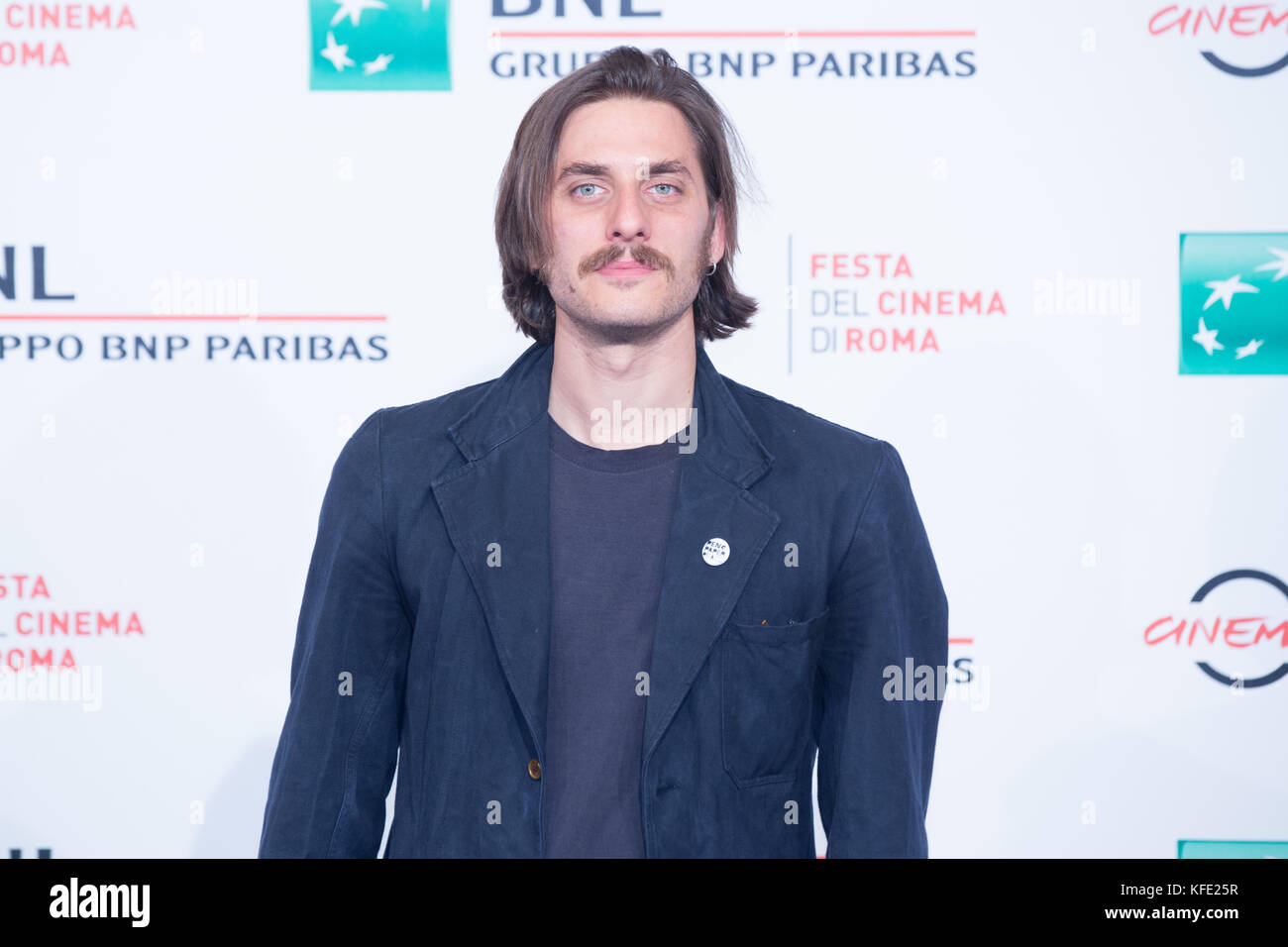 Roma, Italy. 27th Oct, 2017. Italian actor Luca Marinelli during the ...
