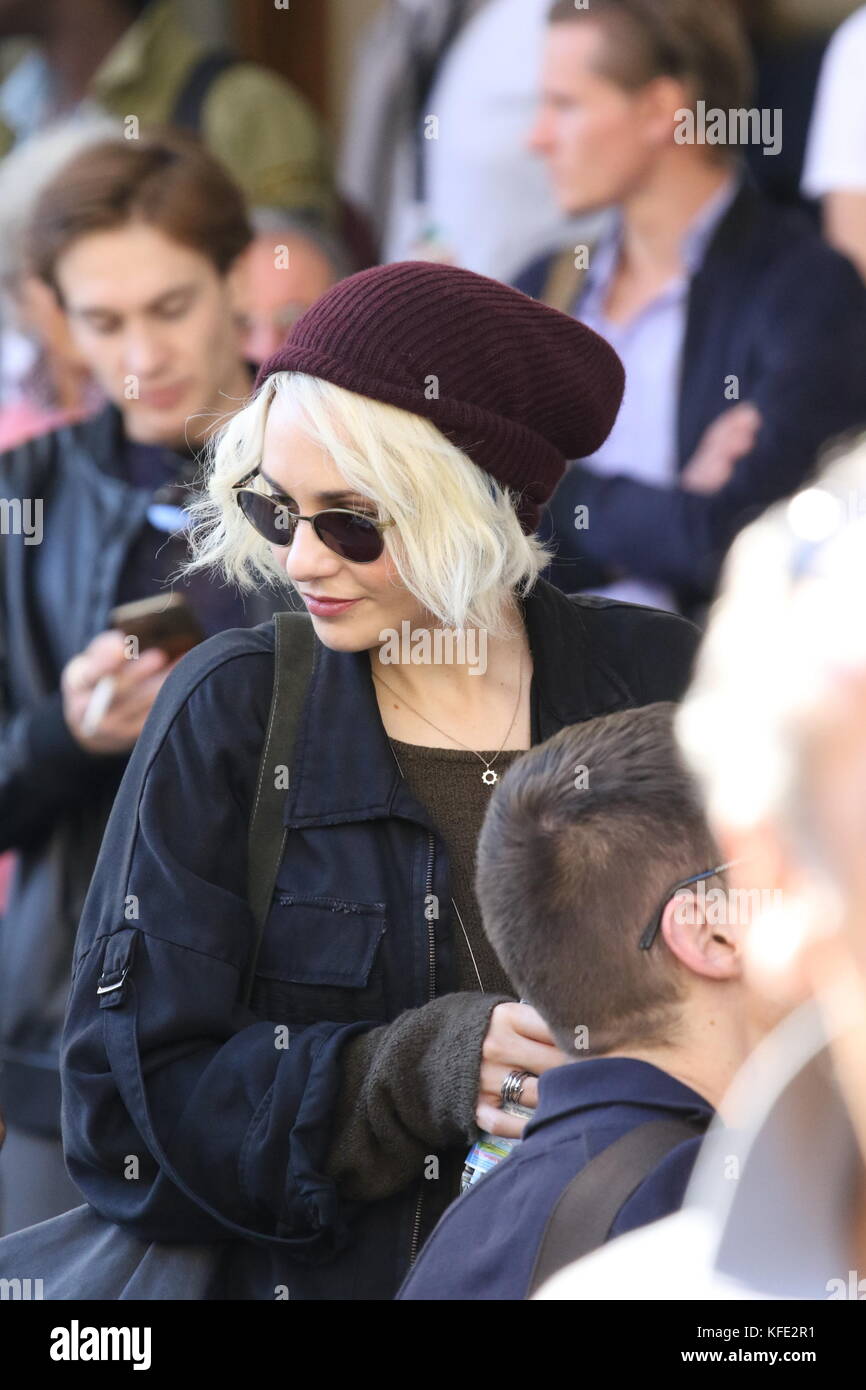 Naples, Italy. 26th Oct, 2017. Set of the SENSE8 television series ...